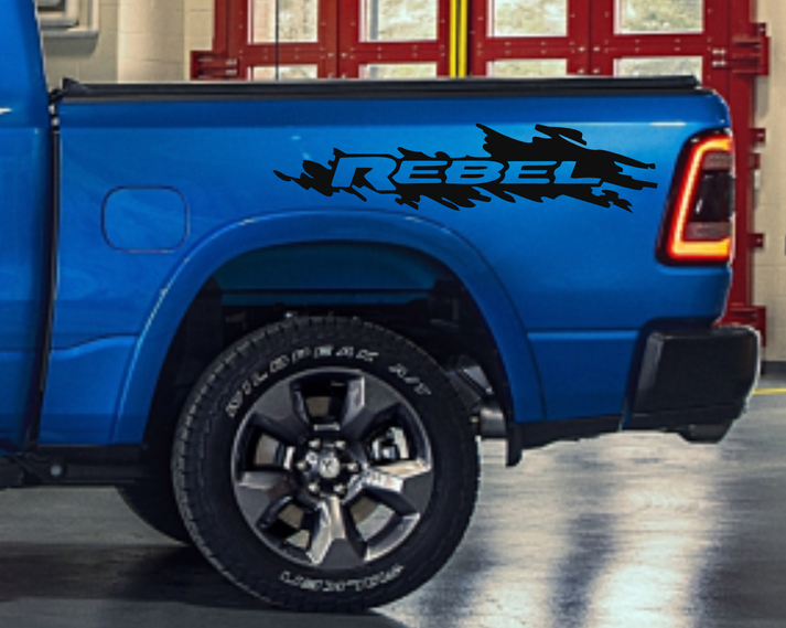 Dodge Ram Rebel Vinyl Decal – StevieDecals